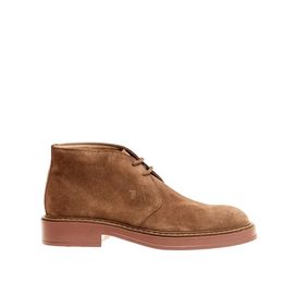 Tod's Tod's Stiefel - Walnut Suede Ankle Boot With Extralight Brick Sole - Gr. 8_5 - in Braun - f&uuml;r Damen