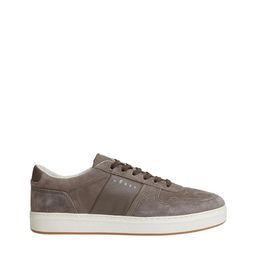 Hogan Low-Top Sneaker - H Tv Suede Dove Gray - Gr. 9_5 - in Braun - f&uuml;r Damen