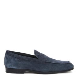 Tod's Tod's Loafer - Blue Suede Moccasin - Gr. 6 - in Blau - f&uuml;r Damen