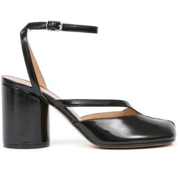 Maison Martin Margiela Maison Margiela Hohe Schuhe - Tabi Sandal Pump H80 Black - Gr. 38 (EU) - in Schwarz - f&uuml;r Damen