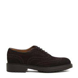 Doucals Brown Suede Swallowtail Oxfords - Gr. 40,5 (EU) - in Braun