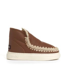 mou Stiefel - Boot Eskimo Bottom Leather Sneakers - Gr. 39 (EU) - in Braun - f&uuml;r Damen