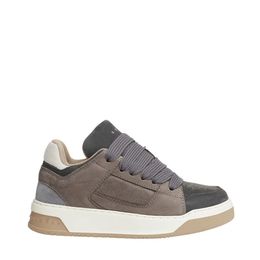 Hogan Low-Top Sneaker - Gray Suede Sneakers - Gr. 38,5 (EU) - in Grau - f&uuml;r Damen