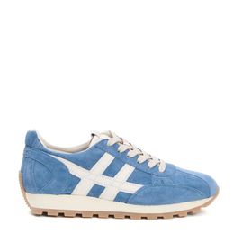 Hogan Low-Top Sneaker - 86R Running Suede Light Blue Sneakers - Gr. 6_5 - in Blau - f&uuml;r Damen