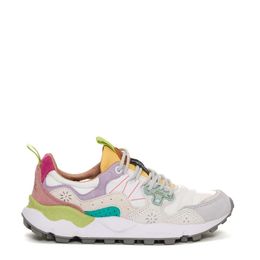 Flower Mountain Low-Top Sneaker - Yamano Bianco Sneakers With Colorful Accents - Gr. 38 (EU) - in Wei&szlig; - f&uuml;r Damen