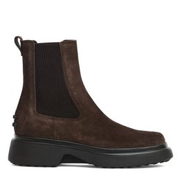 Tod's Tod's Stiefel - Brown Suede Chelsea Boots - Gr. 36,5 (EU) - in Braun - f&uuml;r Damen
