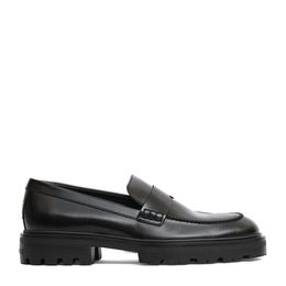 Hogan Loafer - Polished Black Leather Mocassino Loafers - Gr. 6 - in Schwarz - f&uuml;r Damen