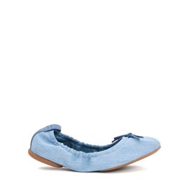 Hogan Denim Fabric Ballerina - Gr. 36,5 (EU) - in Blau