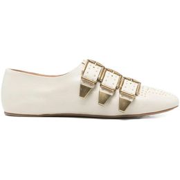 Chlo&eacute; Chlo&eacute; Ballerinas - Flat Shoes White - Gr. 39 (EU) - in Wei&szlig; - f&uuml;r Damen