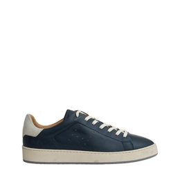 Hogan Low-Top Sneaker - Basic Box Leather Blue - Gr. 7_5 - in Blau - f&uuml;r Damen