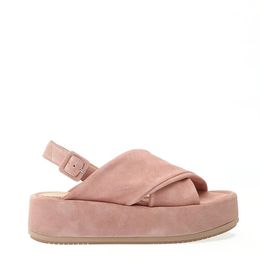 Paloma Barcel&oacute; Paloma Barcel&oacute; Sandalen - Pink Suede Wedge Sandal - Gr. 39 (EU) - in Rosa - f&uuml;r Damen