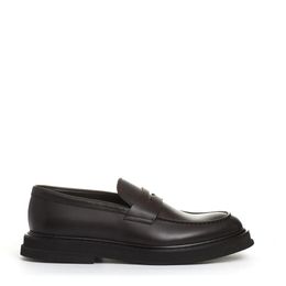 Doucals Doucal's Loafer - Brown Leather Moccasin With Edged Rubber Sole - Gr. 43,5 (EU) - in Braun - f&uuml;r Damen