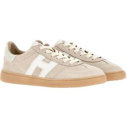 Hogan Low-Top Sneaker - Flat Shoes Beige - Gr. 38,5 (EU) - in Beige - f&uuml;r Damen