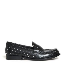 Tory Burch Classic Stud Loafer Black - Gr. 7 - in Schwarz