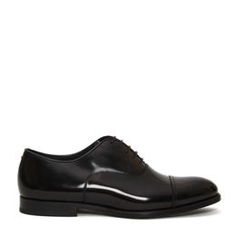 Doucals Cap Toe Oxford Shoes With Polished Finish - Gr. 42 (EU) - in Schwarz