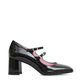 Carel Paris Hohe Schuhe - High Heel Mary Jane Pumps With Double Adjustable S - Gr. 36 (EU) - in Schwarz - f&uuml;r Damen