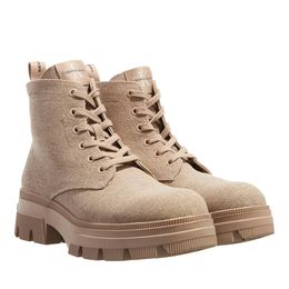 Calvin Klein Stiefel & Boots - Chunky Combat Laceup Boot Co - Gr. 36 (EU) - in Beige - f&uuml;r Damen