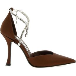 Jimmy Choo Hohe Schuhe - With Heel Brown - Gr. 38,5 (EU) - in Braun - f&uuml;r Damen