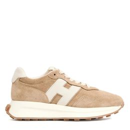 Hogan Low-Top Sneaker - Retrorun Beige Suede Running Sneakers - Gr. 37 (EU) - in Beige - f&uuml;r Damen