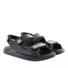 Givenchy Sandalen - 4G Strap Flat Sandals - Gr. 39 (EU) - in Schwarz - f&uuml;r Damen