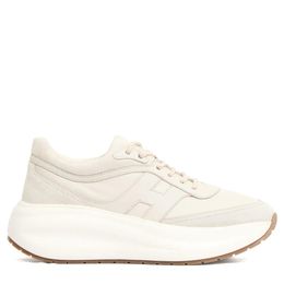 Hogan Low-Top Sneaker - Panna H696 Running Shoes - Gr. 37 (EU) - in Beige - f&uuml;r Damen