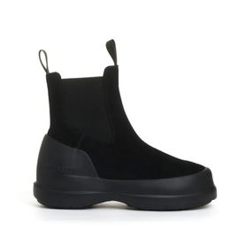 Moon Boot Moonboot Stiefel - Mb Luna Chelsea Boots In Black Suede - Gr. 38 (EU) - in Schwarz - f&uuml;r Damen
