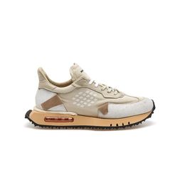 Be Positive Low-Top Sneaker - Space Race - Iconic Canvas Sneakers - Gr. 44 (EU) - in Beige - f&uuml;r Damen