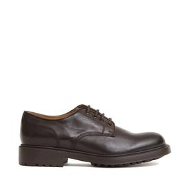 Doucals Brown Leather Derby Shoes With Ultra-Light Rubber - Gr. 40,5 (EU) - in Braun