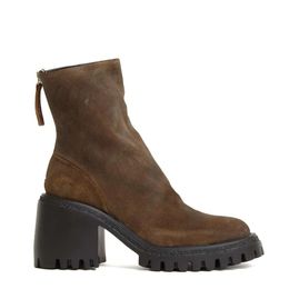 Halmanera Stiefel - Brown Suede Ankle Boots With Rubber Sole - Gr. 39 (EU) - in Braun - f&uuml;r Damen
