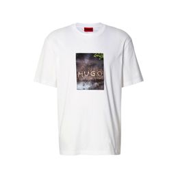Hugo T-Shirt 'Doreston' Herren Gr&ouml;&szlig;e L hellbraun / dunkelbraun / gr&uuml;n / wei&szlig;