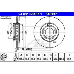 ATE Bremsensatz, Scheibenbremse Bremsensatz-Vorn und Hinten sg00000e2m Hinterachse voll 230mm 9mm f&uuml;r SEAT Skoda VAG