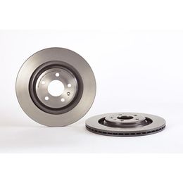 Brembo Bremsscheibe COATED DISC LINE 09.B040.11 hinten rechts links innenbel&uuml;ftet 330mm f&uuml;r AUDI 8K0615601C