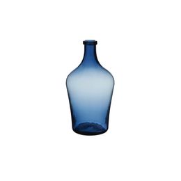 Vase blau Glas Ma&szlig;e (cm): H: 42 &Oslash;: 22 Accessoires > Gartendekoration > Vasen &raquo; Garten und M&ouml;bel DE