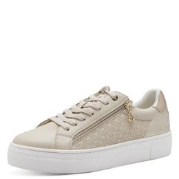 Tamaris Sneaker Damen Gr&ouml;&szlig;e 43 elfenbein / gold