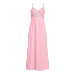 Vera Mont Abendkleid mit Stickerei Damen Gr&ouml;&szlig;e 36 rosa Winterkleid