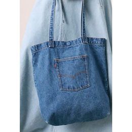 Levi's Levi's Damen Beuteltasche &raquo;LEVI S TOTE&laquo; aus Denim, mit Au&szlig;entasche