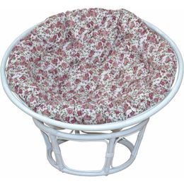Home Affaire Rattanstuhl () aus handgeflochtenem Rattan rosa