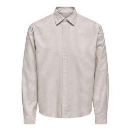 Only & Sons Only & Sons Business Shirt 'ONSGiorgio' male Beige size XXL