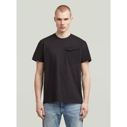 G-Star Raw G-Star Herren G-STAR T-Shirt &raquo;Fabric Mix Pocket T-Shirt&laquo; M