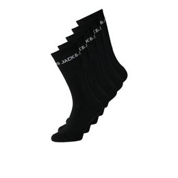 Jack & Jones PlusSize Jack & Jones Plussize Herren Jack & Jones PlusSize Tennissocken &raquo;JACBASIC LOGO TENNIS SOCK 5 PAC PLS NOOS&laquo; Packung, 5 Paar tlg. schwarz 43 (46)
