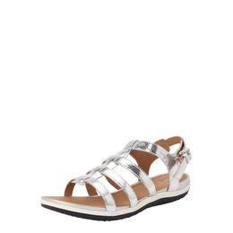 Geox Strap Sandals 'VEGA' female Silver size 41