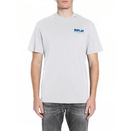 Replay Herren T-Shirt mit bedrucktem R&uuml;cken, Print M