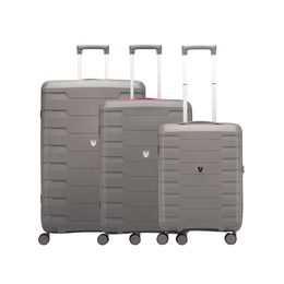 Roncato Skyline 2.0 Neon - 4-Rollen-Trolley-Set 3tlg. (grau) in grau | Gr.: onesize