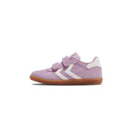 Hummel Klettverschluss Sneaker Victory Suede Lebensstil Kinder in ROSEATE SPOONBILL | Gr.: 30