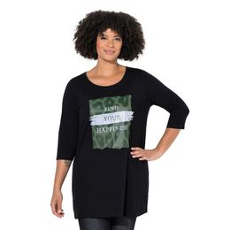 Angel of Style Longshirt in schwarz | Gr.: 42