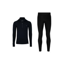 DANISH ENDURANCE Baselayer-Set Thermal w/ Halfzip in schwarz | Gr.: M