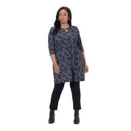 Ulla Popken Kleid in schwarz | Gr.: 46-48