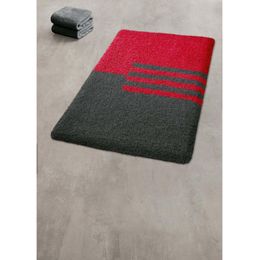 Kleine Wolke Badteppich Dynamic in rubin | Gr.: 60 x 90 cm