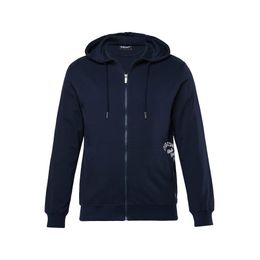 Men Plus Sweatjacke in navy blau | Gr.: XXL