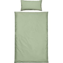 Erwin M&uuml;ller Erwin M&uuml;ller Mako-Single-Jersey Bettw&auml;sche Ansbach in jade | Gr.: 155 x 220 + 80 x 80 cm